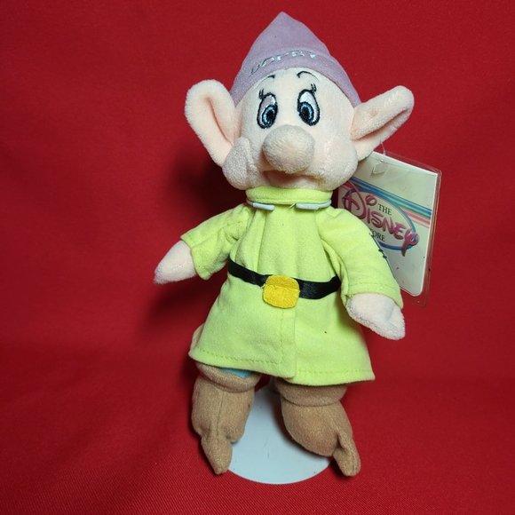 Disney | Toys | Dopey Mini Bean Bag Plush The Disney Store Stuffed Toy ...